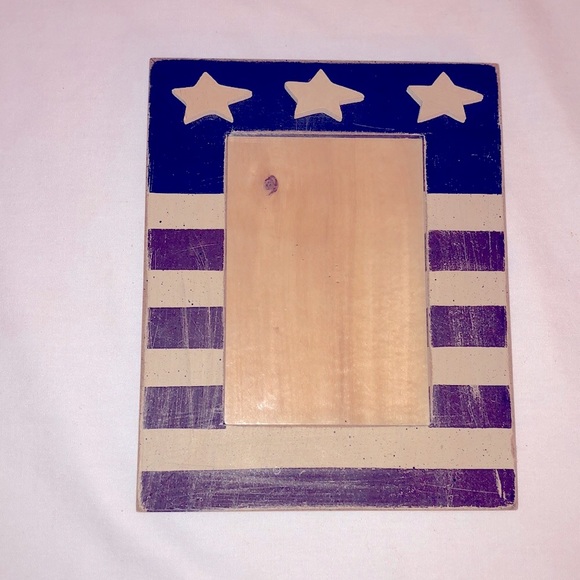 Accents | Patriotic Us Flag Theme Picture Frame | Poshmark
